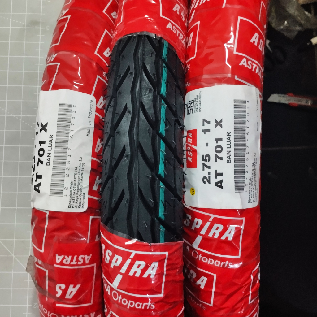 Jual ASPIRA BAN LUAR DEPAN/BELAKANG 225/250/275 ALL TRACK R17 | Shopee ...