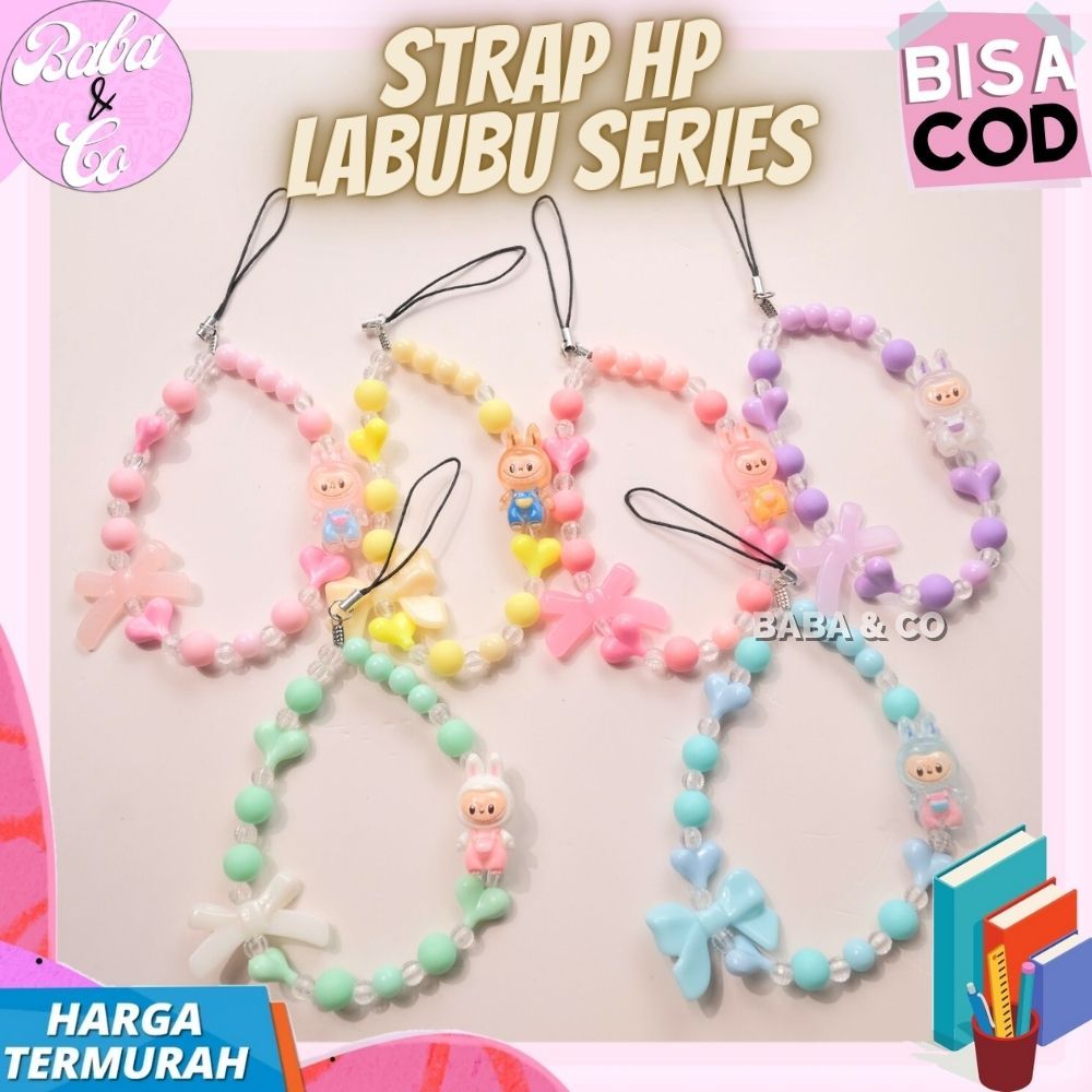 Jual STRAP HP LABUBU GANTUNGAN HP LUCU UNIK GANTUNGAN TALI HANDPHONE ...
