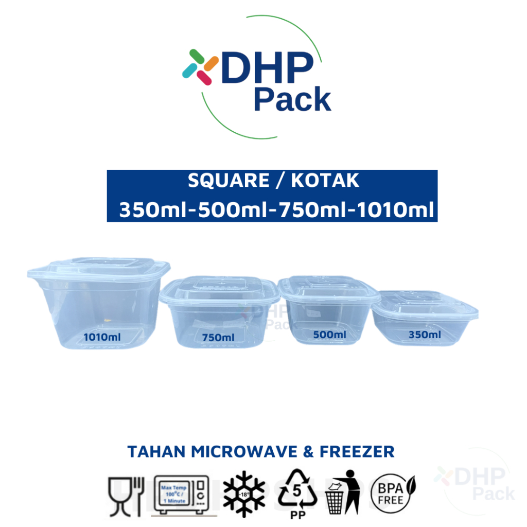 Jual Thinwall ALL SIZE KOTAK KECIL Container Makan Plastik Mika Take ...