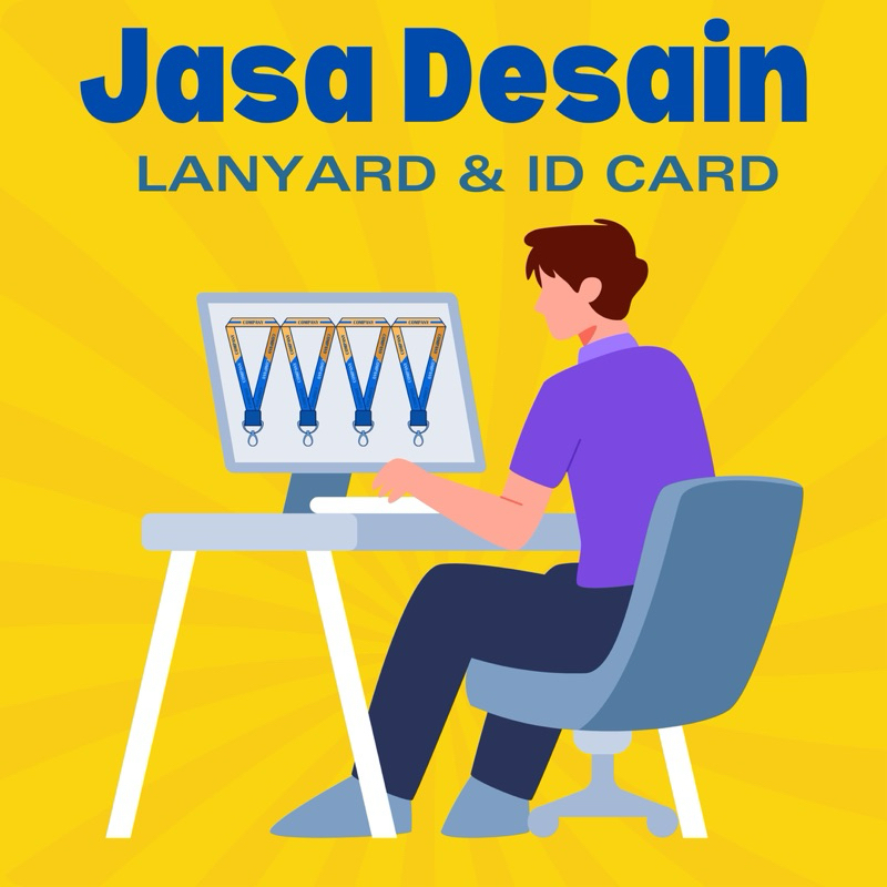 Jual JASA DISAIN TALI LNYARD ID CARD CUSTOM | Shopee Indonesia