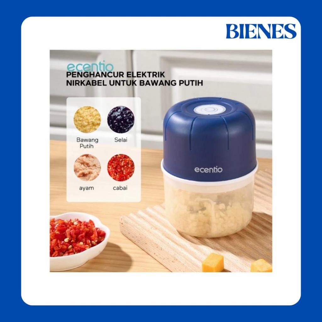 Jual ECENTIO X BIENESSTUFF MINI CHOPPER BLENDER 250ML PENGHALUS BUMBU ...