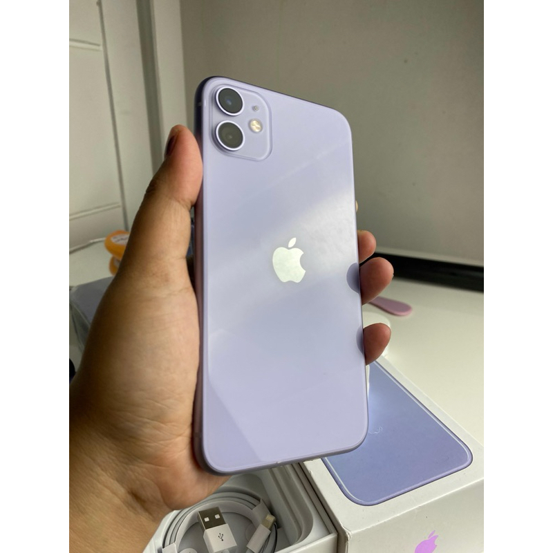 Jual Ip 11 second inter 128gb purple | Shopee Indonesia