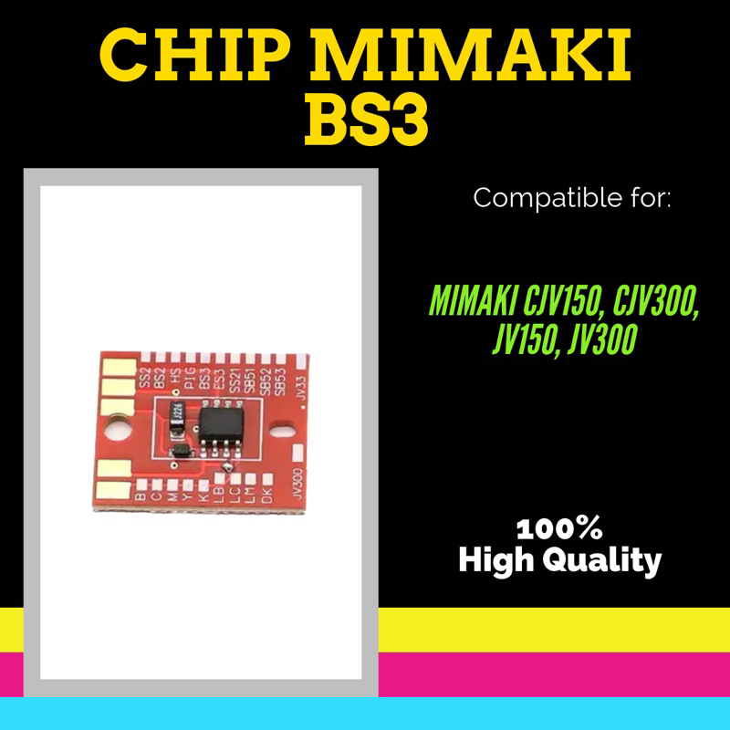 Jual Permanent Chip Mimaki SS21 SB53 ES3 BS3 CJV150 CJV300 JV150 JV300 ...