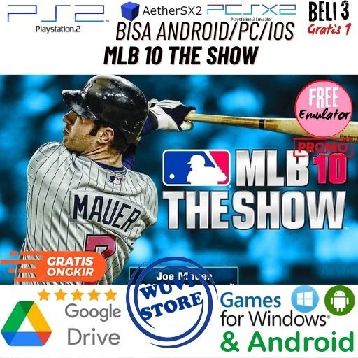 Jual PS 2 MLB 10 The Show | Bisa di PC / Android / IOS Plus Emulator | Beli 3 Gratis 1 | Shopee ...
