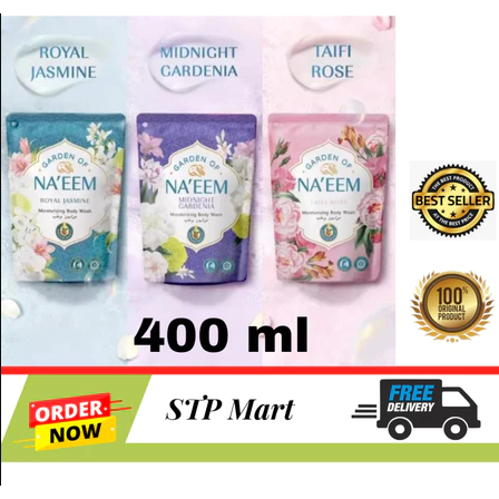 Jual Sabun Mandi Refil 400ml Naeem Fresh | Shopee Indonesia