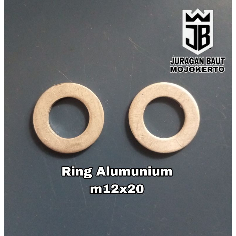 Jual Ring Alumunium m12x20mm / ring baut tap oli m12 | Shopee Indonesia