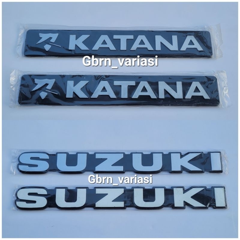 Jual Emblem Suzuki Katana Jimny / Emblem Suzuki katana Jimny sierra carry / emblem katana suzuki ...