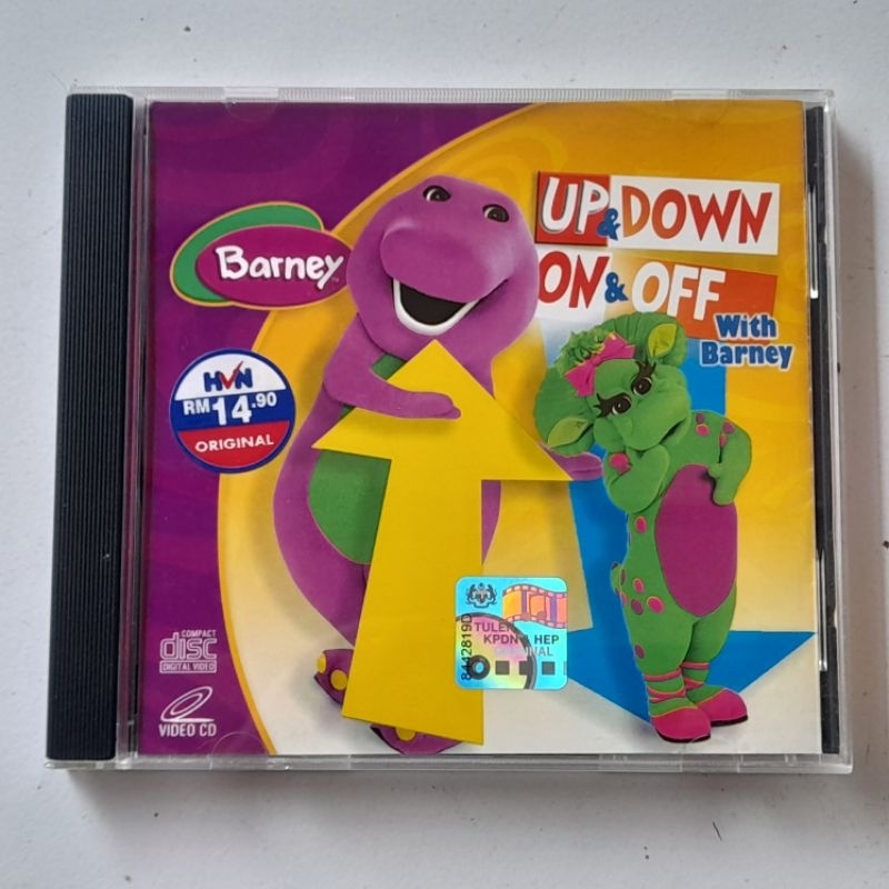 Jual VCD Barney Up & Down On & Off (2004) 1 Disc ORIGINAL Hit ...