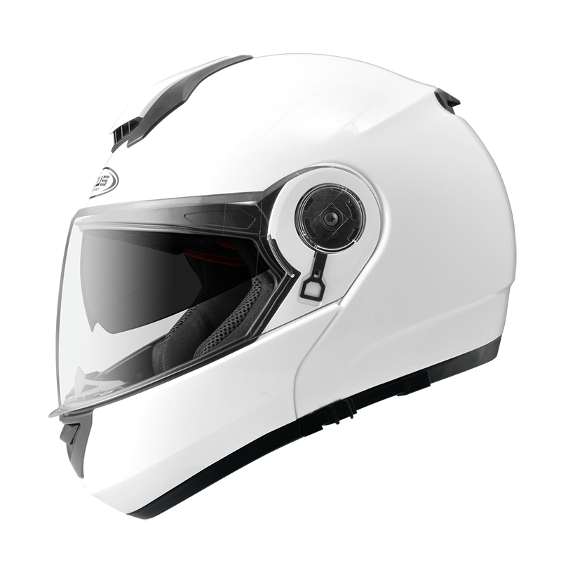 Jual ZEUS ZS 3050 WHITE GLOSSY MODULAR FLIP UP DOUBLE VISOR | Shopee Indonesia