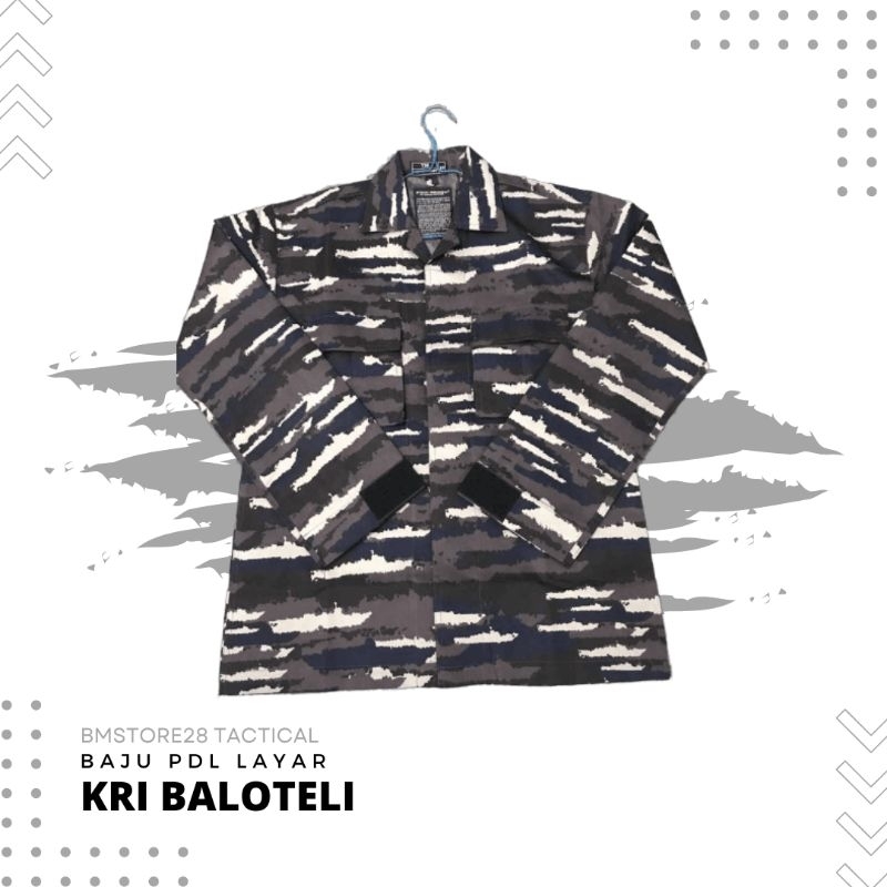Jual BAJU PDL LAYAR KRI TNI AL BALOTELY | Shopee Indonesia