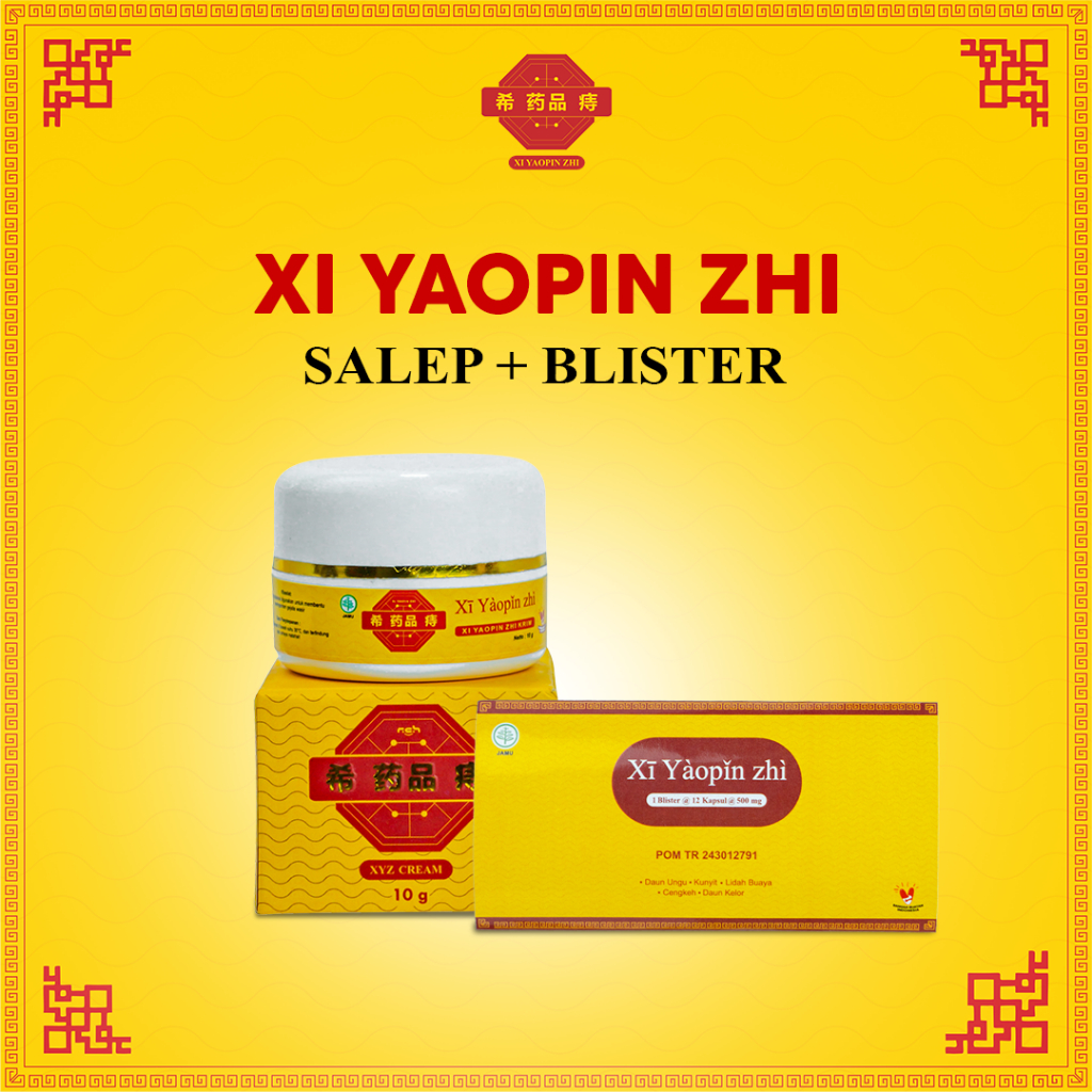 Jual XI YAOPIN ZHI Kapsul dan Salep Saleb Obat Ambeyen Luar Efektif ...