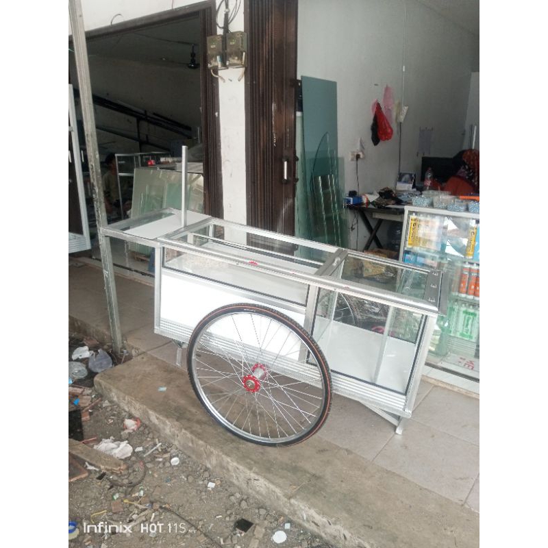 Jual gerobak rujak potong alumunium | Shopee Indonesia