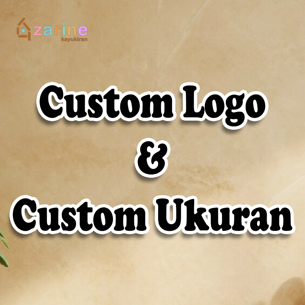 Jual Zarine Kayukiran - Custom Logo & Custom Ukuran Bahan Kayu MDF ...