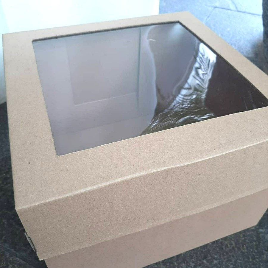 Jual (10pcs) dis box wedding hantaran box kardus cake box edisi jendela ...