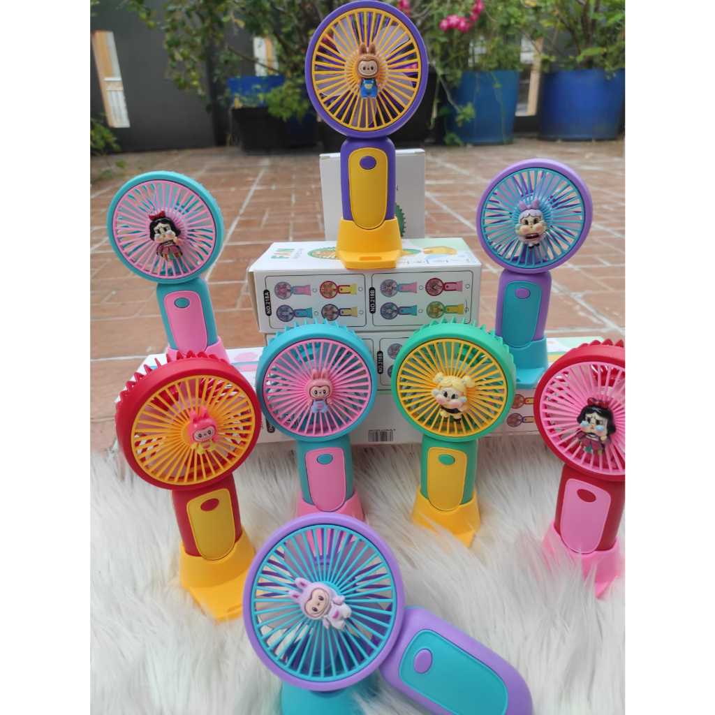 Jual Kipas Angin Gengam LABUBU/SANRIO Electric Hand Fan Portable Rusa ...