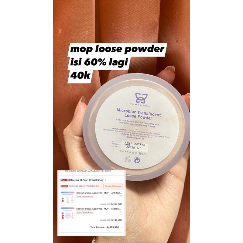 Jual PRELOVED MOP LOOSE POWDER | Shopee Indonesia