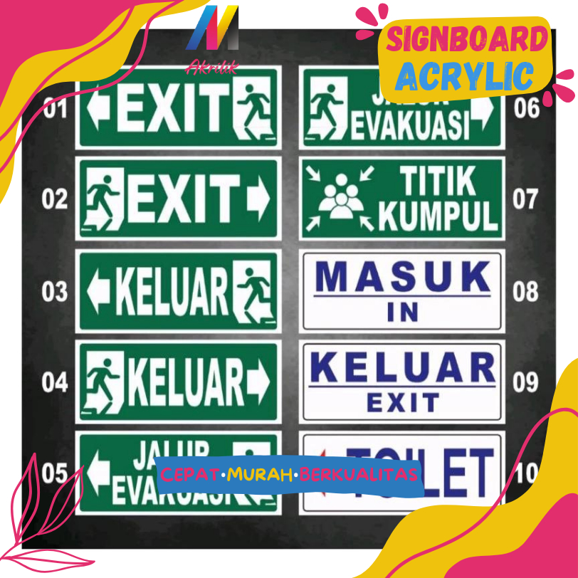 Jual PAPAN NAMA AKRILIK / SIGN BOARD AKRILIK UKURAN 22 X 9 CM | Shopee ...