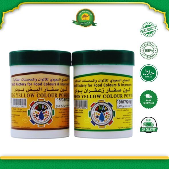 Jual Saffron Collor Saffron Yellow Dan Egg Yellow Saffron Collor Powder ...