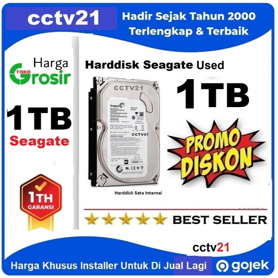 Jual Harddisk HDD Hardisk Seagate 1TB Internal Used Sata 3.5 inch Harga ...