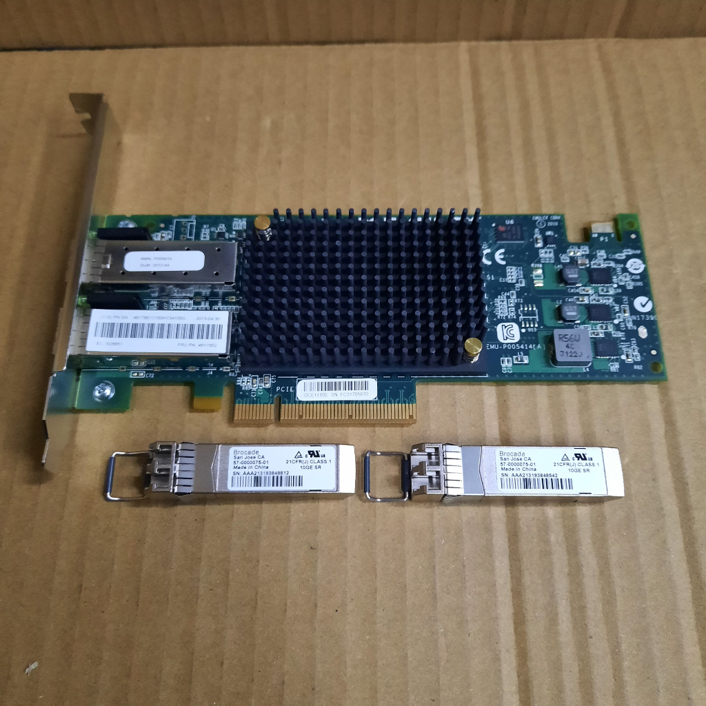 Jual Sfp card Emulex OCe11102 10Gbps Dual Port LAN Card Adapter 10G ...