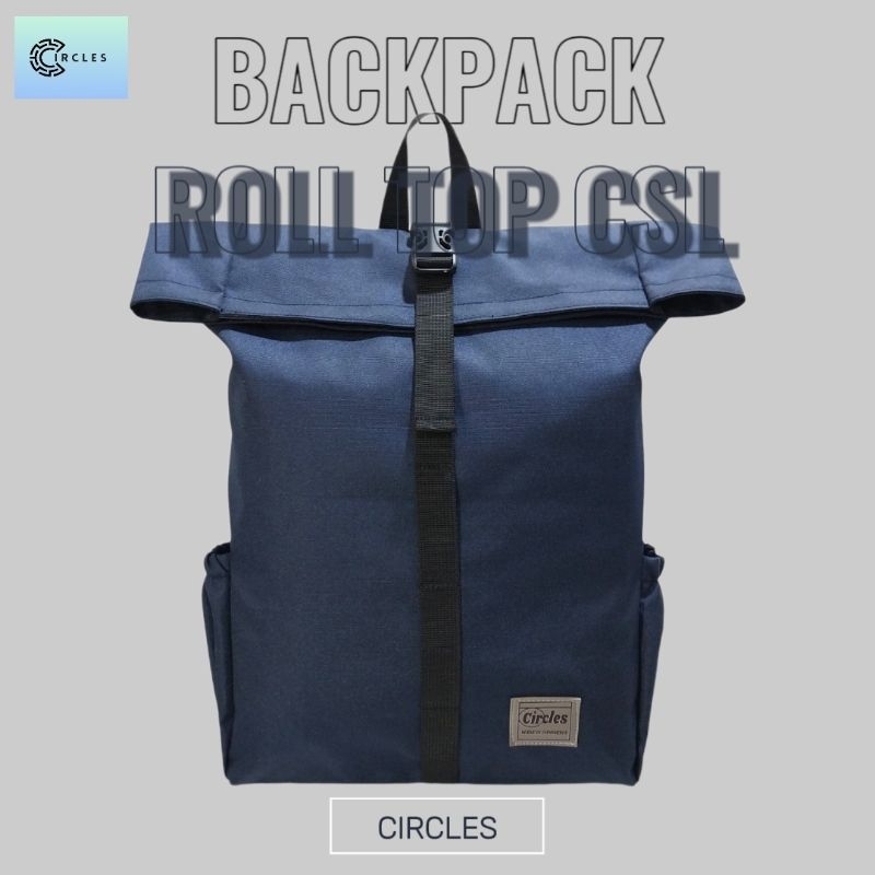 Jual CIRCLE - Backpack Roll Top CSL | Shopee Indonesia