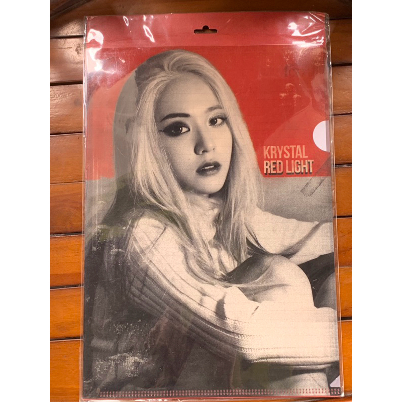 Jual Krystal Jung Official Merchandise SM f(x) Krystal Red Light Clearfile | Shopee Indonesia