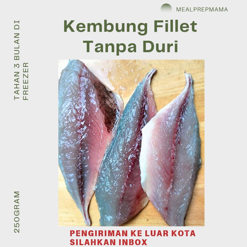 Jual [FRESH] Kembung Fillet Tanpa Duri 250-260gr Segar Higienis | Full ...