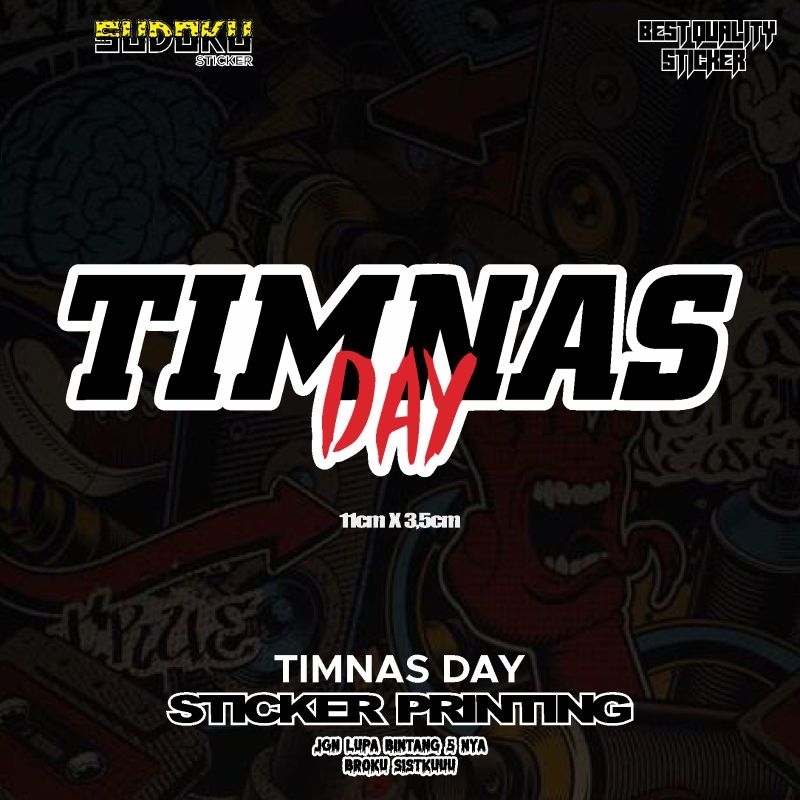 Jual STICKER STIKER PRINTING TIMNAS DAY VIRAL FYP AESTHETIC | Shopee ...