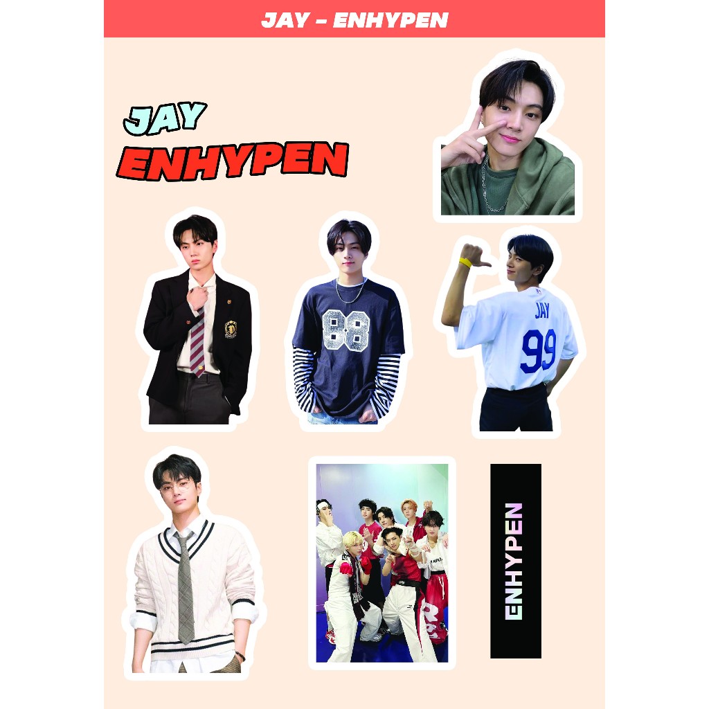 Jual STIKER JAY ENHYPEN I STIKER ENHYPEN HOLOGRAM I JAY PHOTOCARD I ...