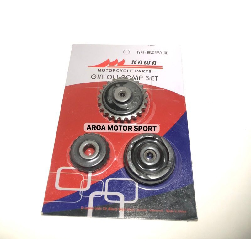 Jual Gigi Pompa Oli Set Revo Abs KWB Gear Oli Pump Assy Revo Absolute Revo Fit Fi Blade Fi Blade ...