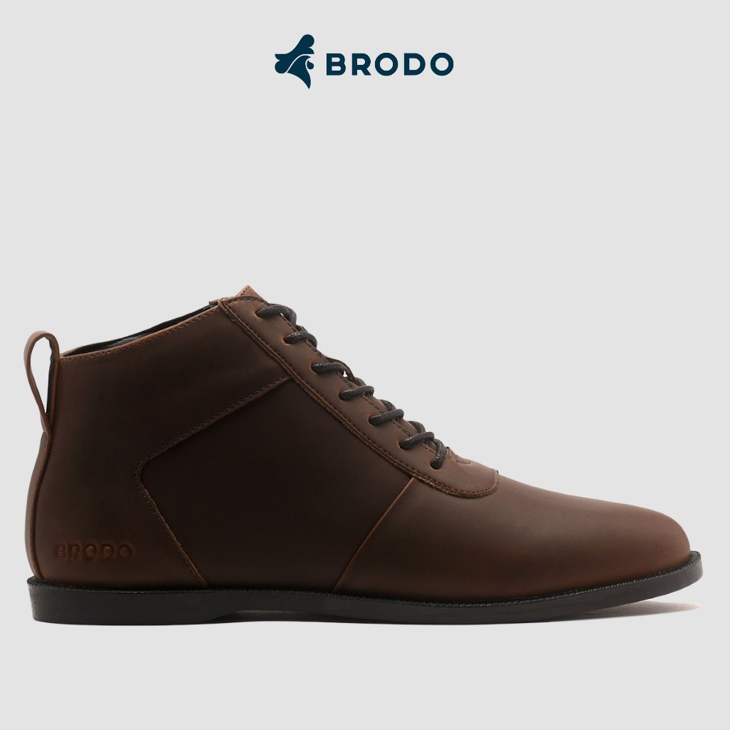 Jual BRODO - Sepatu Ventura Dark Choco BS EL | Shopee Indonesia