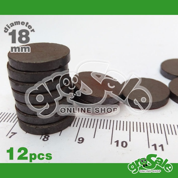 Jual DIAMETER 18 MM LUSINAN MAGNET 2 SISI BESI BERANI BULAT COIN ...