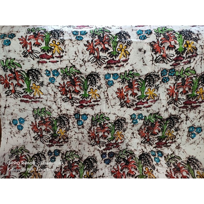 Jual KAIN BATIK TULIS BAKARAN MOTIF MINA TANI FULL TULIS KHAS PATI ...