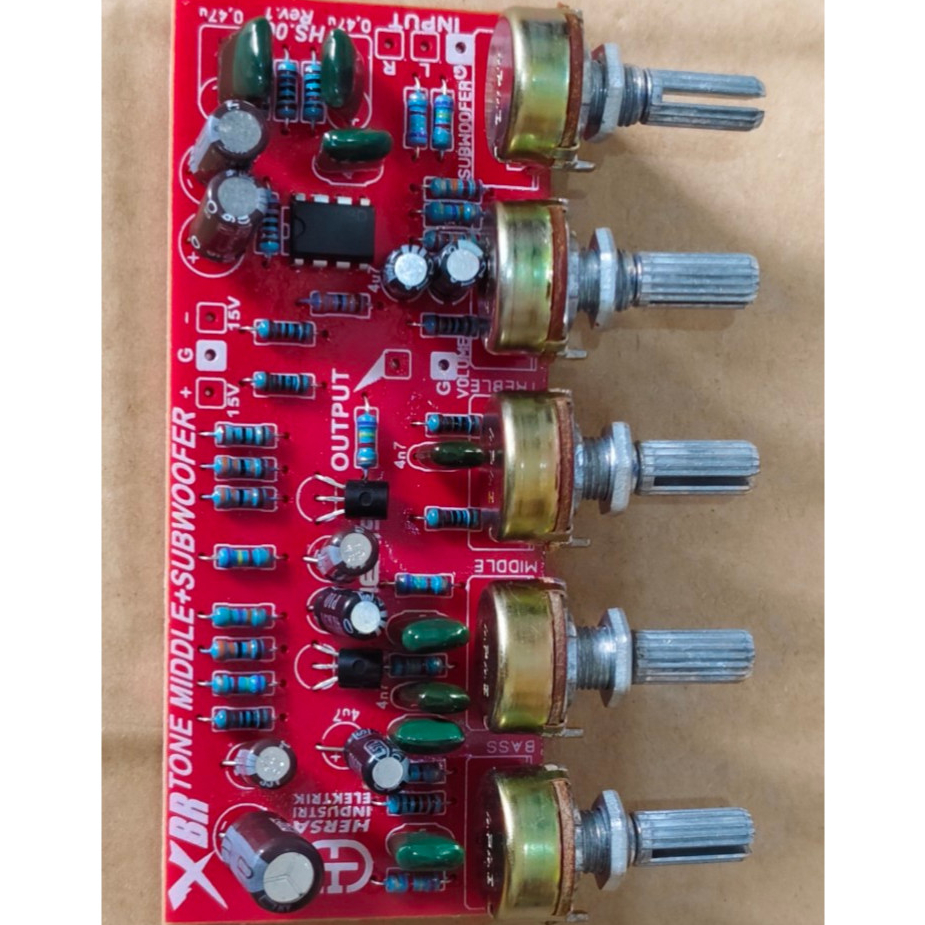 Jual Kit Tone Control Mono XBR 5 Pot Middle + Subwoofer | Shopee Indonesia