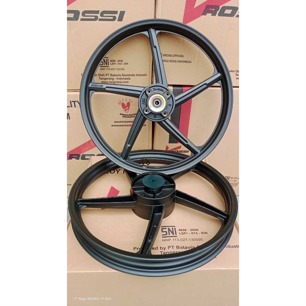Jual VELG VROSSI ZIGEN PALANG 5 REVO ABSOLUTE HITAM | Shopee Indonesia
