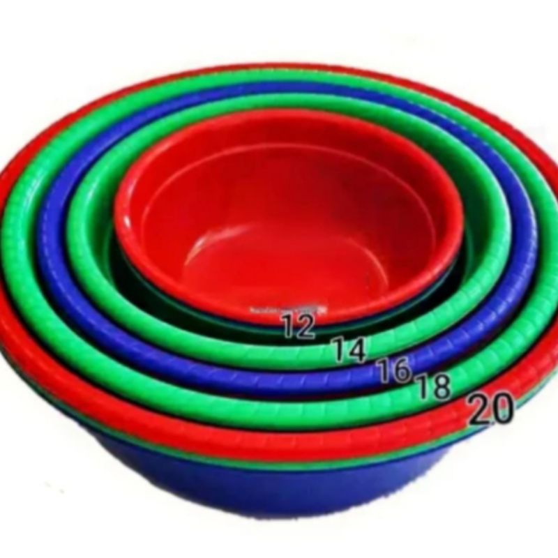 Jual Baskom Komet Star / Baskom Plastik no 8-20cm/ Baskom wadah makan ...