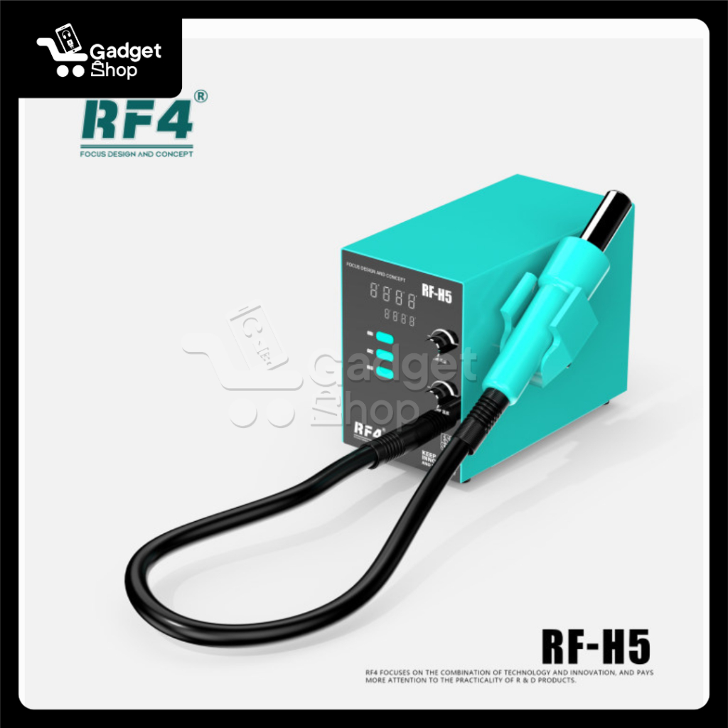 Jual RF4 Hot Air Gun RF-H5 800W BGA Rework Solder Station | Shopee Indonesia