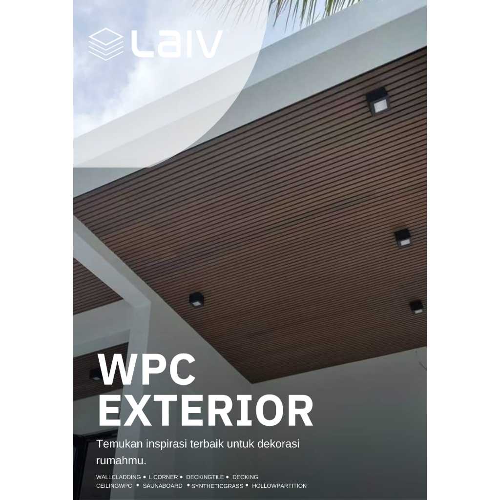 Jual Wall Panel Exterior PVC Panel Sauna Board Panel Ceiling WPC Khusus ...