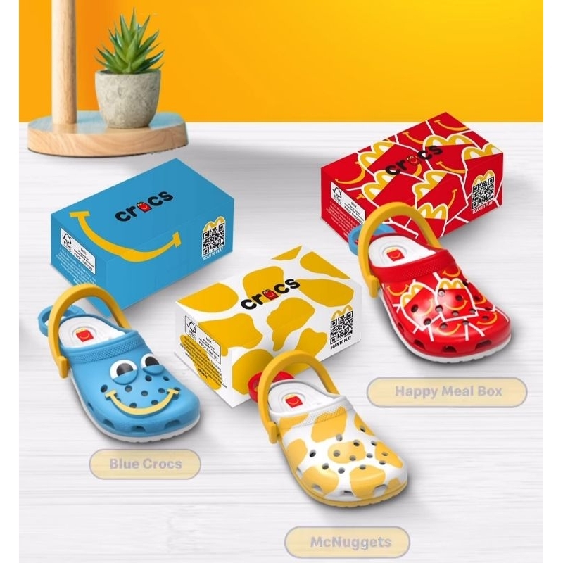 Jual Mainan Happy Meal Mcd X Crocs Cute Gantungan Kunci Lucu Model ...