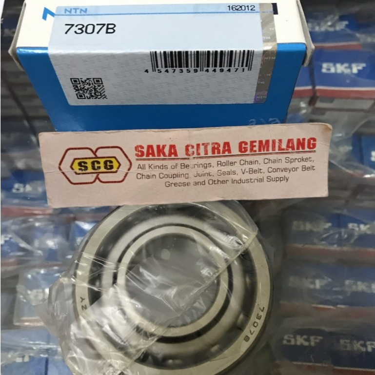 Jual ANGULAR CONTACT BALL BEARING 7307 B MERK NTN JAPAN ORIGINAL ...