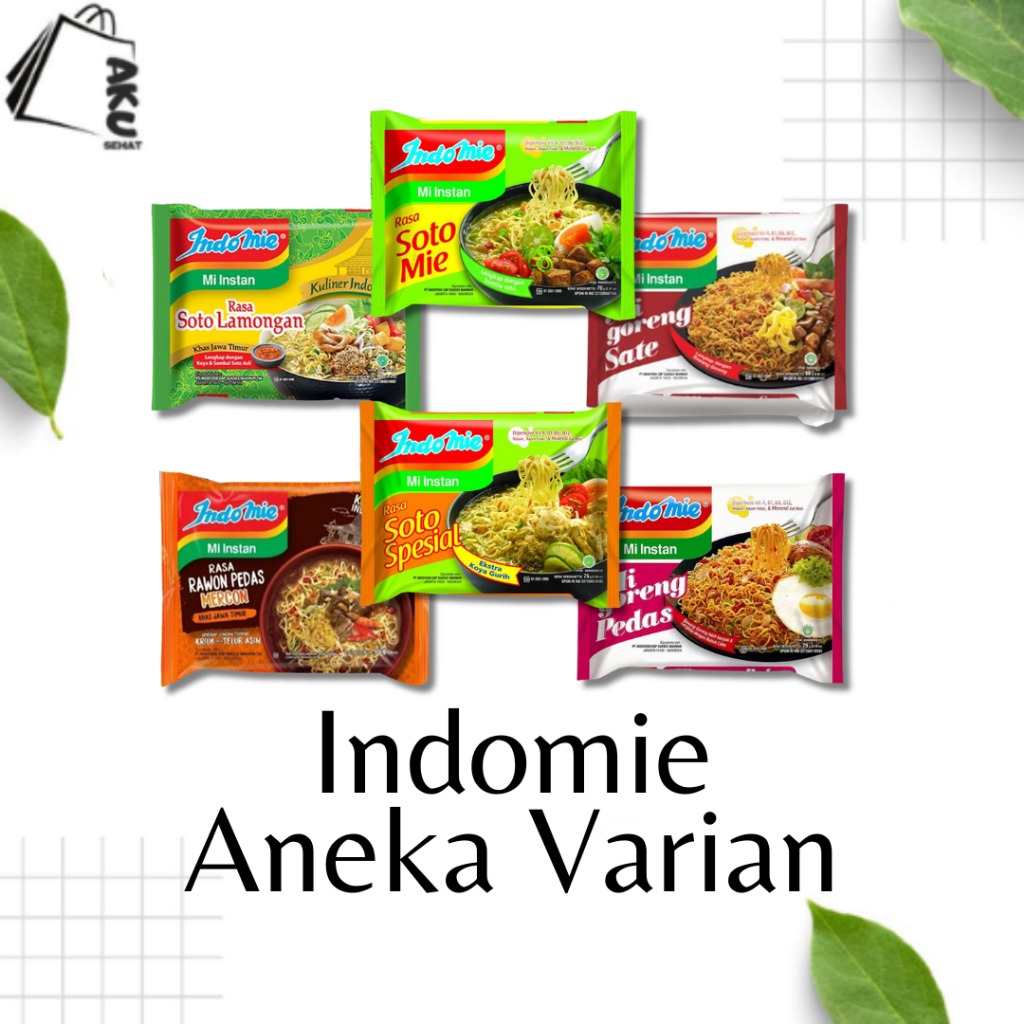 Jual Indomie Aneka Varian Rasa / Kuah / Goreng / Soto / Rendang / Rawon ...