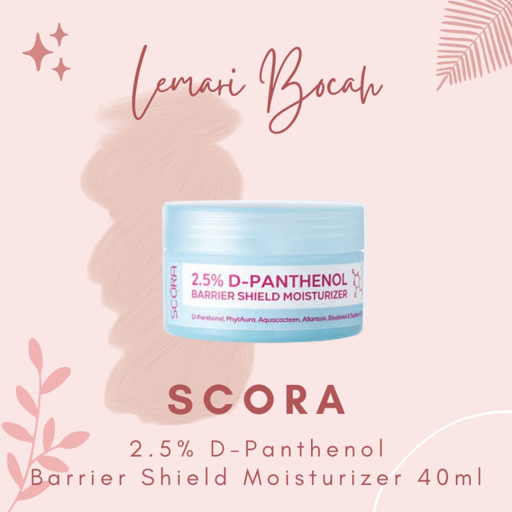 Jual SCORA 2% D-Panthenol Barrier Shield Moisturizer - 40ml | Shopee ...