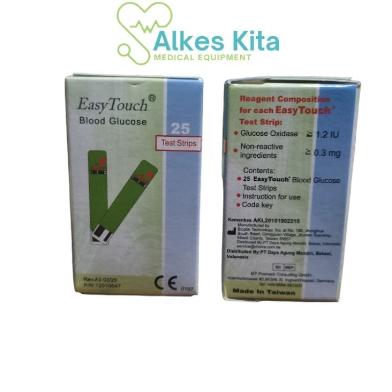 Jual STRIP GLUCO EASY TOUCH // STIK GULA EASY TOUCH // STRIP GDS EASY ...