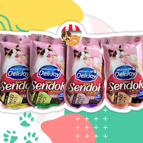 Jual DeliJoy Sendok 10g x 4pcs Snack Makanan Kucing Premium Deli-joy ...