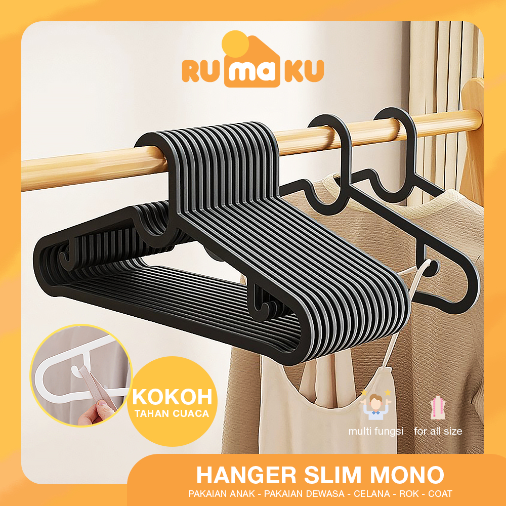 Jual Rumaku Hanger Pakaian Dewasa Premium Gantungan Baju Live Jualan ...