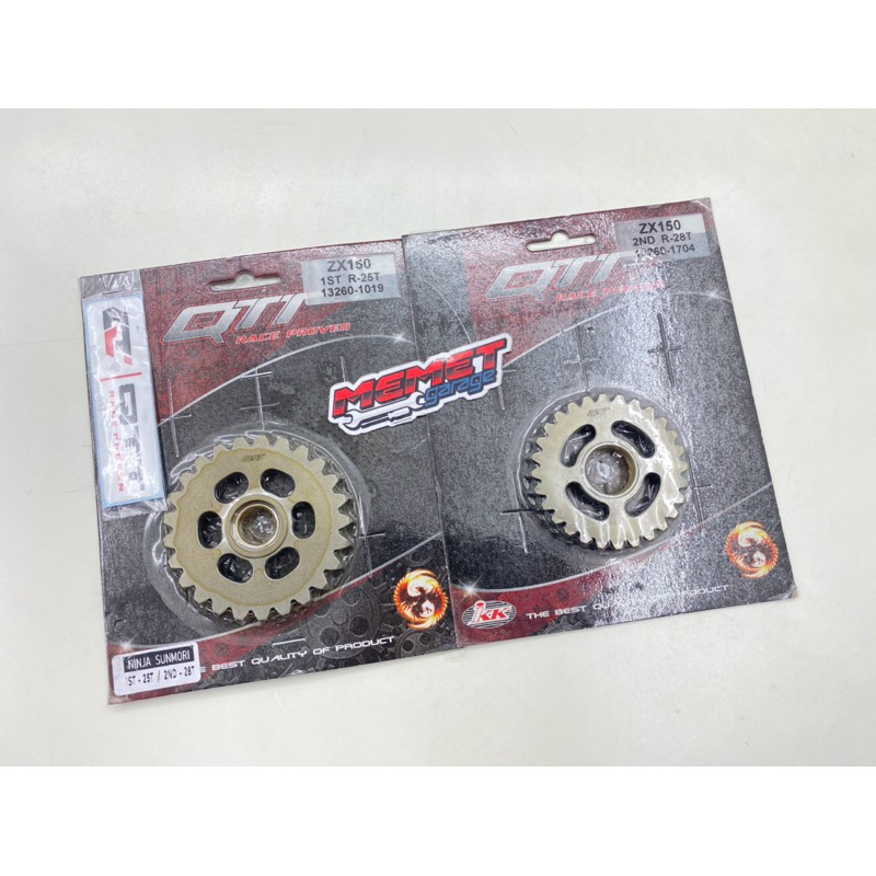 Jual Gigi Rasio Gearbox QTT Racing Ninja 150 Type Sunmori | Shopee ...