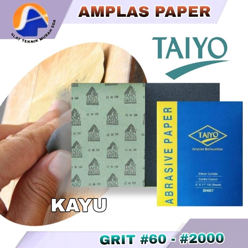 Jual Amplas lembaran Hamplas lembran grit 80 120 240 600 800 5000 ...