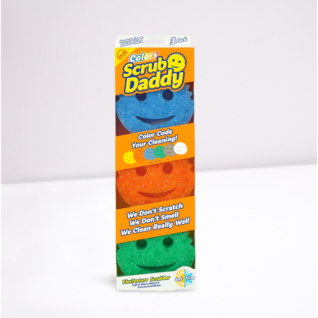 Jual Scrub Daddy Color Sponges Scratch Free Multipurpose Dish Sponges ...