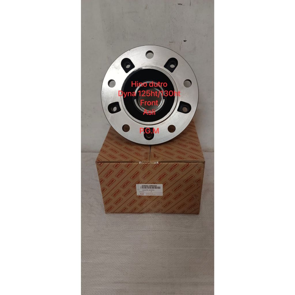 Jual Wheel hub front ori nap roda depan asli hino dutro dyna 125 HT 130 ...