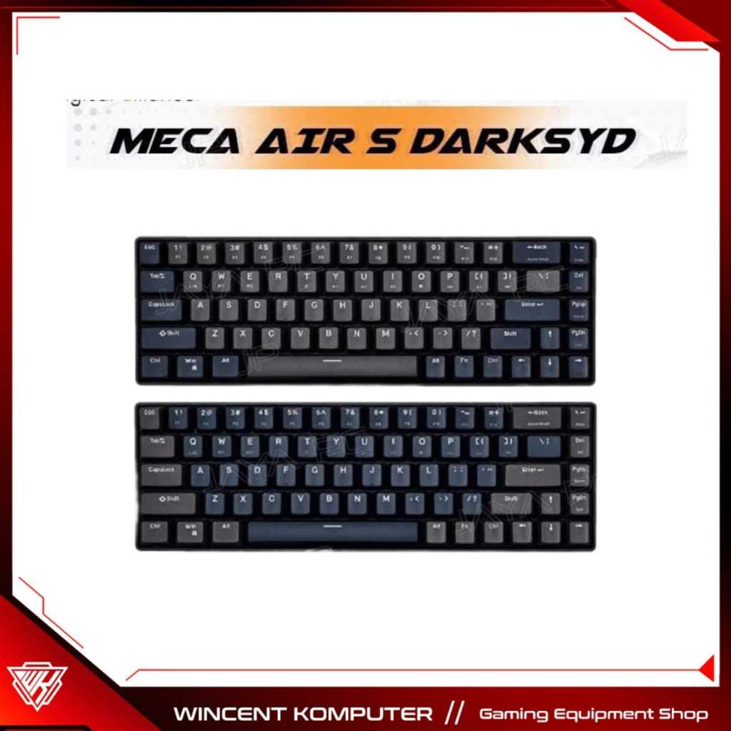 Jual Keyboard Gaming DA Meca Air S Darksyd Dark Shadow & Dark Abyss ...